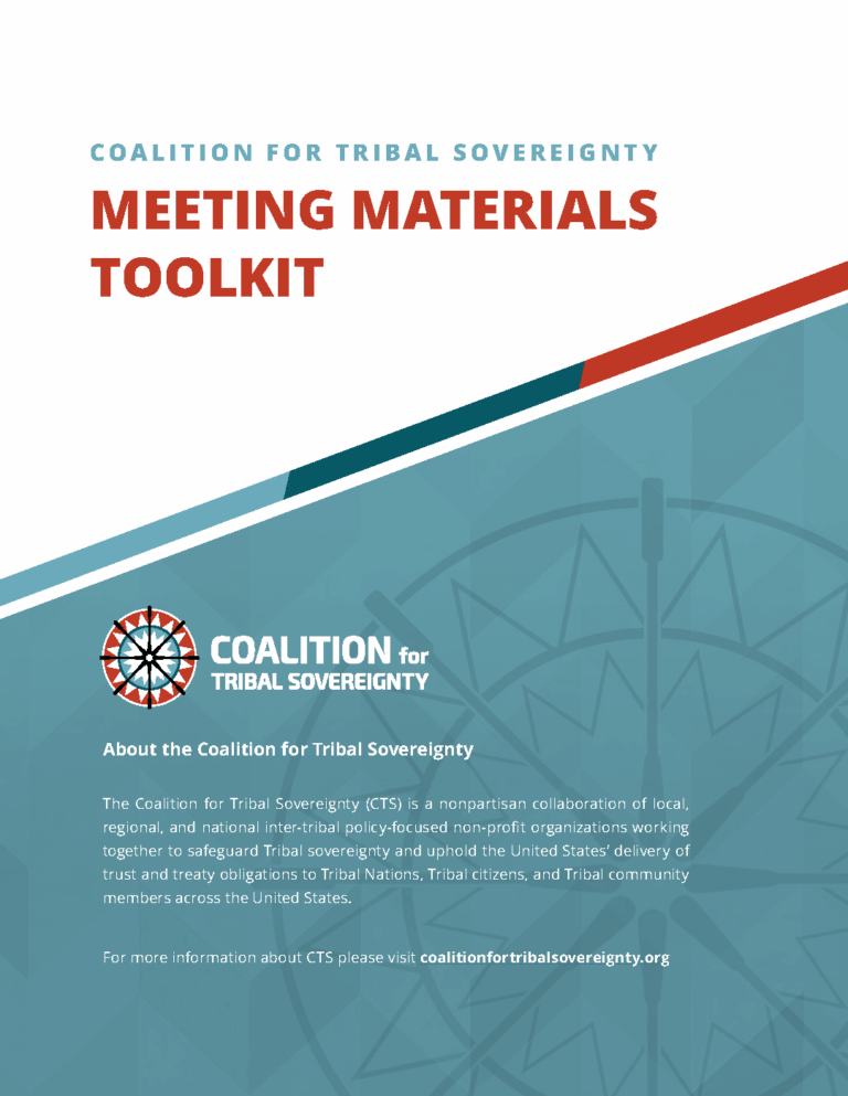 Coalition Action Center – Coalition for Tribal Sovereignty